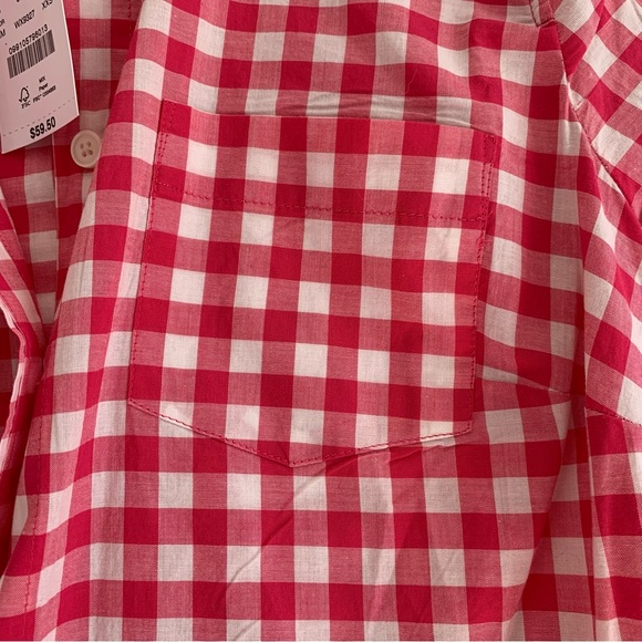 J. Crew | Tops | Jcrew Gingham Lightweight Cotton Shirt In Signature ...